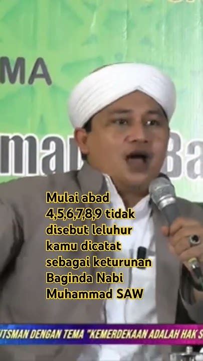 Mulai Abad 4 5 6 7 8 9 Tidak Ada Catatan Sebagai Keturunan Baginda Nabi