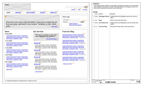 Using Wireframes Revisted March 7 2005 Wireframe User Experience Case Study Lorem Ipsum