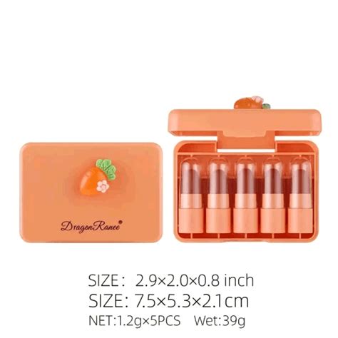 Dropship Lipstick Set Box Not Easy To Fade Matte Misty Bean Paste Color