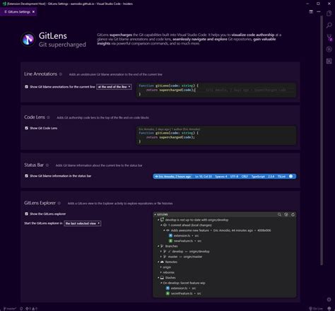 Request Too Many Settings Add A Gui Tab Issue Gitkraken Vscode Gitlens Github