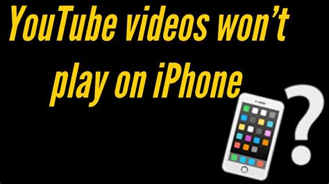 YouTube Video Won T Play On IPhone Here S A Quick Fix YouTube