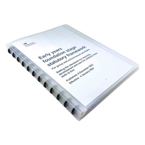 A4 Display Folder With 20 Refillable Pockets Learn Play Nexus