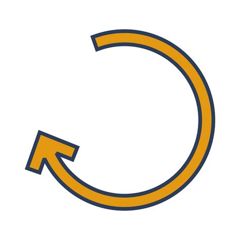 Left Back Arrow Vector Icon 16612323 Vector Art At Vecteezy