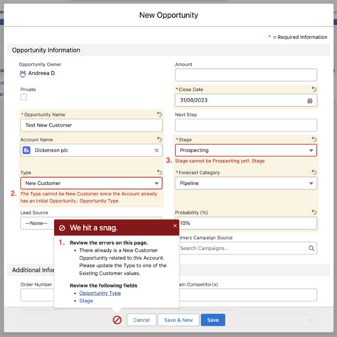 Salesforce Flow Custom Error Component Salesforce Ben