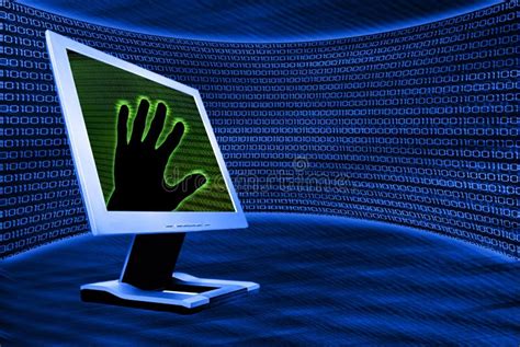 Abstract Binary Digital Code Stock Illustration Illustration Of