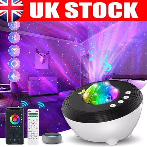 Galaxy Star Projector Light Led Starry Sky Night Lamp Remote Usb Ocean
