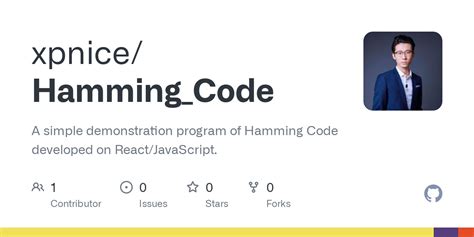 github xpnice hamming code a simple demonstration program of hamming