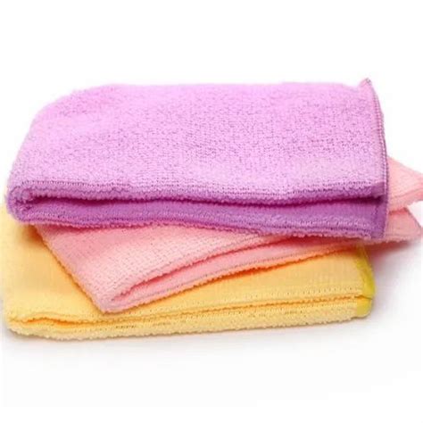 Sandex Corp Plain Microfiber Towels For Multipurpose Use Rectangle Or Square Gm At Rs
