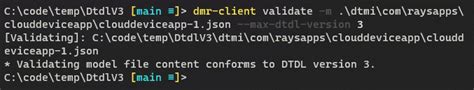 Dmr Client Tools To Validate Dtdl V3 Models · Issue 196 · Azureiot