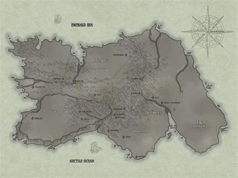 The Continent Fourth Wing Map