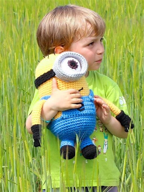 Amigurumi Pattern Minion Big Crochet Toy Plushie Despicable Me