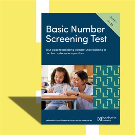 Basic Number Screening Tests Non Reading Maths Assessment
