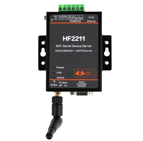 Hf2211 Support Modbus Gateway RS485 RS232 WiFi Serial Server To WiFi Ethernet Converter China