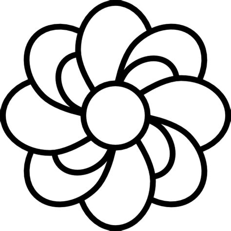 Flower Made By Made Lineal Icon