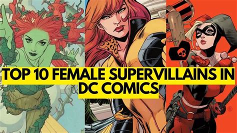 Top 10 Female Supervillains In Dc Comics Gobookmart