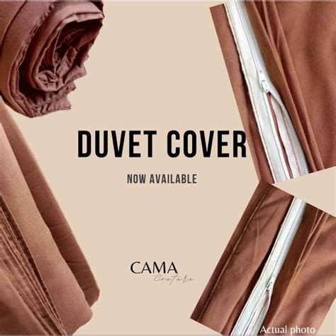 Plain Duvet Cover With Zipper Only 100 Cotton Shopee Philippines