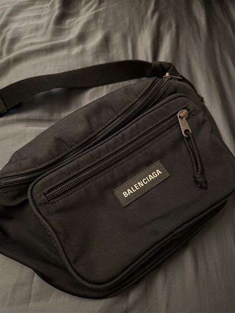 Balenciaga 巴黎世家 Explorer Logo尼龍腰包 名牌精品 精品包與皮夾在旋轉拍賣