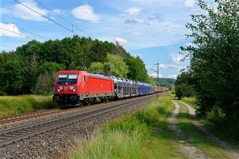 DB Cargo AG D mit NVR Nummer D DB und gemischtem Güterzug