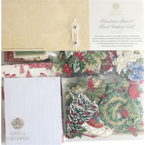 Anna Griffin® Christmas Present Card Making Kit Makes 36 Cards Hsn