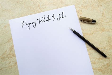 How To Write A Eulogy From First Draft To Caring Speech Camino Del Sol