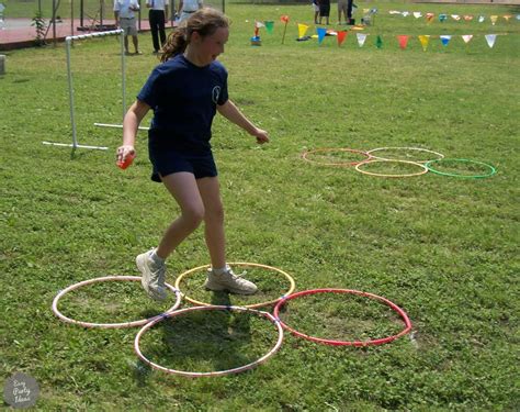 Hula Hoop Relay Team