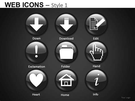 Web Icons Style 1 Powerpoint Presentation Slides Db Templates Powerpoint Presentation Slides