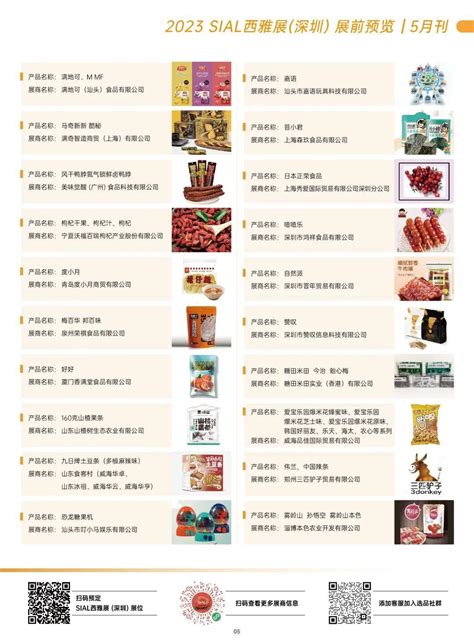 2023 Sial西雅展（深圳）展前预览 6月刊 世展网