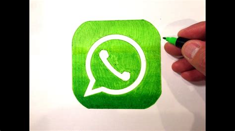How To Draw The WhatsApp Logo YouTube