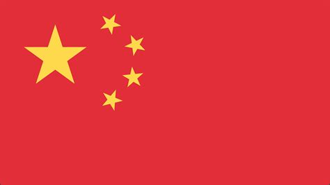 El Color Rojo En La Bandera De China