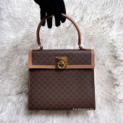 Rare Celine Macadam Vintage Kelly Handbag Luxury Bags And Wallets On