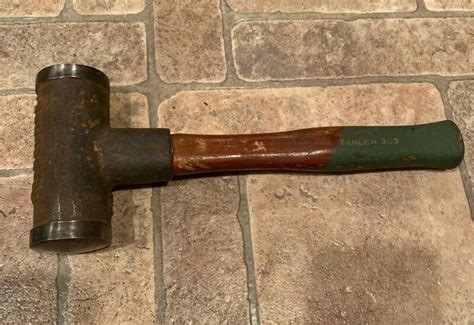 Vintage 3 Pound Tahlen 303 No Bounce Dead Blow Shot Filled Hammer