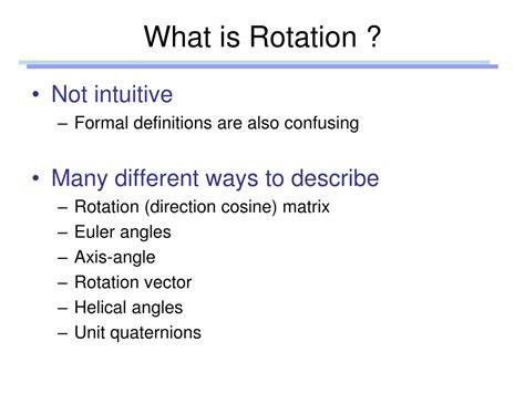 PPT Rotation And Orientation Fundamentals PowerPoint Presentation