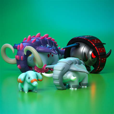 Stl File Phanpy Evolution 🐉・3d Printable Model To Download・cults