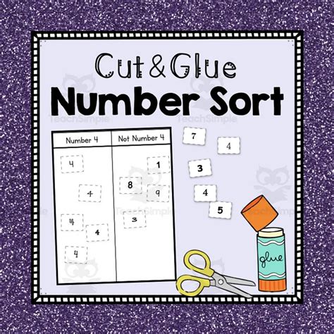 Number Sorting Prebabe Number Resources By Teach Simple