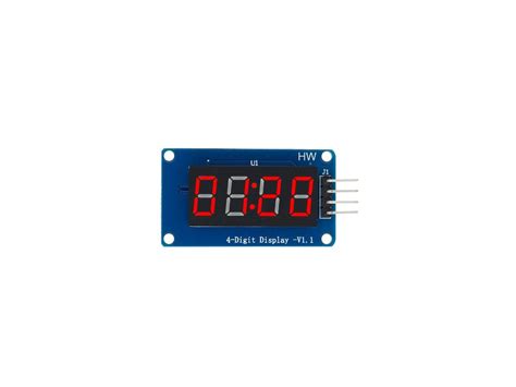 4 X 7 Segmentový Display Tm1637 S I2c Prokyber Sro