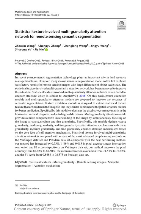 Statistical Texture Involved Multi Granularity Attention Network For