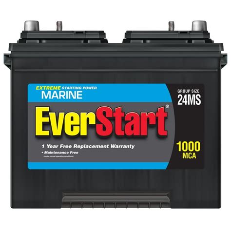 Everstart Lead Acid Marine Rv Deep Cycle Battery Group 49 Off