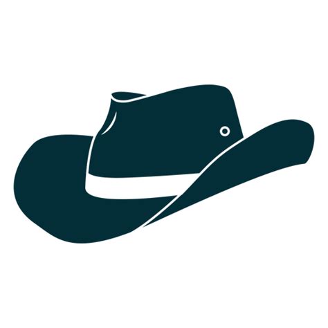 Diseño Png Y Svg De Sombrero De Vaquero Tradicional Cortado Para Camisetas
