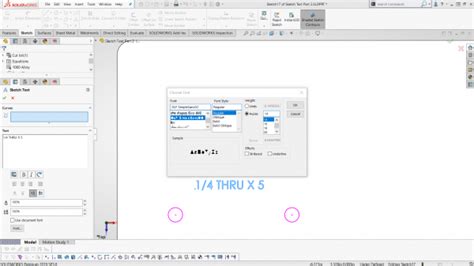 How To Label SOLIDWORKS Sheet Metal Etch Marks