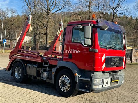 Man 18340 Tgm Skip Loader Truck For Sale Poland Kowary Rt38911