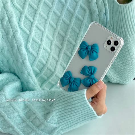 Ins蝴蝶结适用于苹果xsmax手机壳立体7plus网红iphone8保护套xr6s软壳苹果12pro防摔8plus女款11promax全包虎窝淘