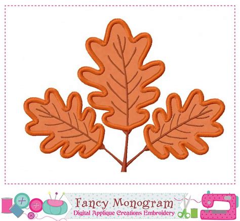 Maple Leaf Embroidery Maple Leaf Applique Maple Leaf Etsy Fall