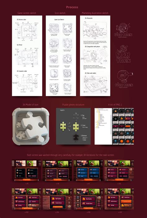 GUI And Character For Puzzle Game On Behance