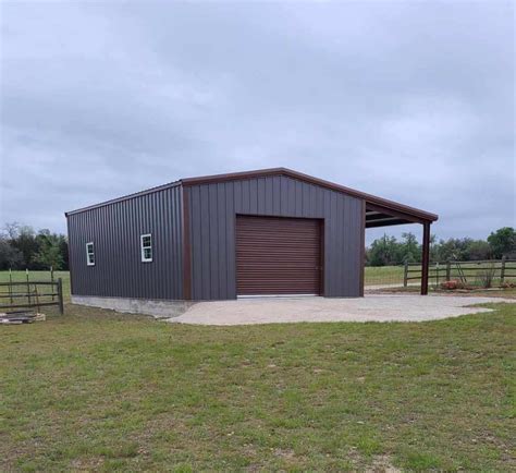 24x40x12 Steel Shop And Residential Storage Building In North Titan