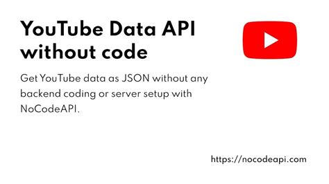 Youtube Data Api Without Code Youtube