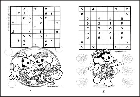Sos Professor Atividades Sudoku Da Turma Da Mônica