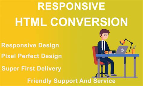 convert psd to html figma to html xd to html responsive by