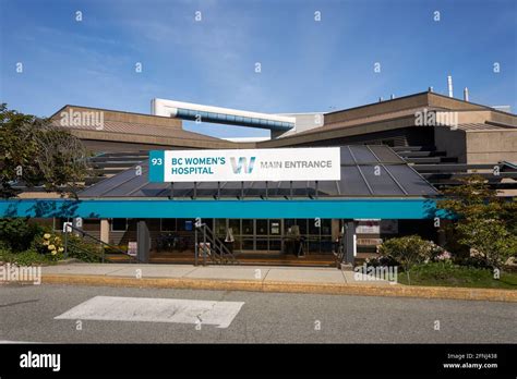 Bc Womens Hospital Main Entrance Vancouver British Columbia Canada
