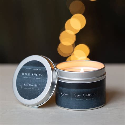 Hand Poured Soy Candle Travel Wild Shore