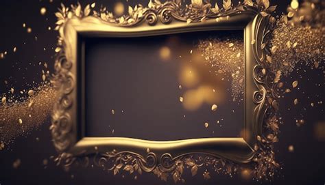 Premium Photo Eye Catching Realistic Empty Frame Photography For Beautiful Memory Generative Ai